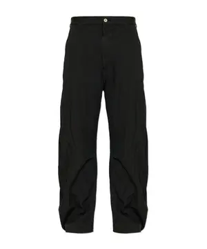 Comme Des Garçons Casual Trousers With Belt Loops - Black