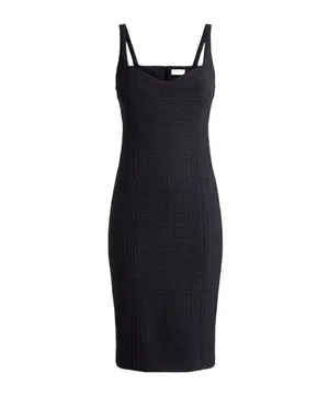 Balmain Tweed Dress With Spaghetti Straps