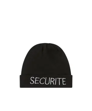 GALLERY DEPT. Securite Wool Beanie Hat - Black