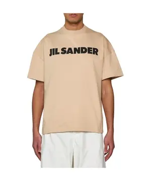 JIL SANDER Logo Printed Crewneck T-shirt