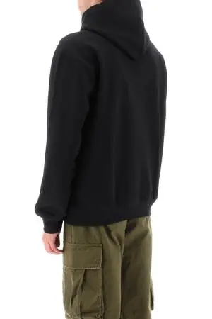 Carhartt Work In Progress Logo Embroidered Drawstring Hoodie