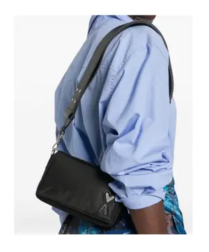 AMI Paris Logo Shoulder Bag