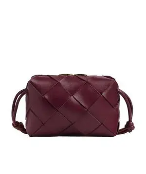 Bottega Veneta Logo Knitted Shoulder Bag