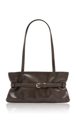 ST. AGNI Belt Detail Shoulder Bag - Brown