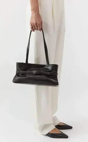 ST. AGNI Belt Detail Shoulder Bag