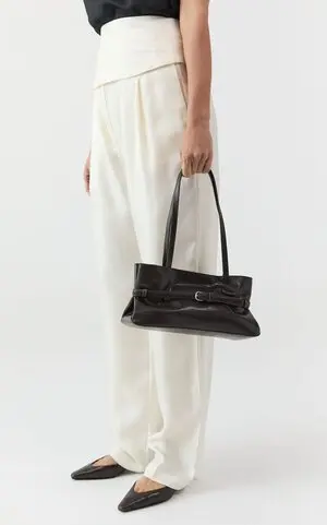 ST. AGNI Belt Detail Shoulder Bag