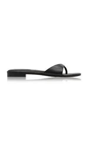 ST. AGNI Everyday Thong Flat - Black