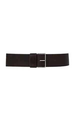 ST. AGNI Henri Wide Belt - Brown