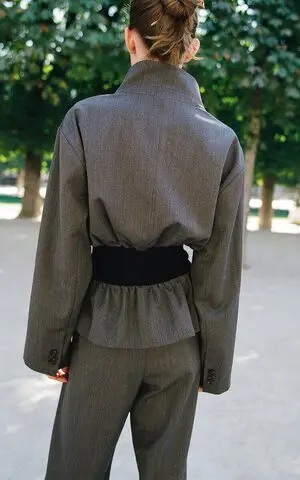 ST. AGNI Contour Wool-blend Flight Jacket