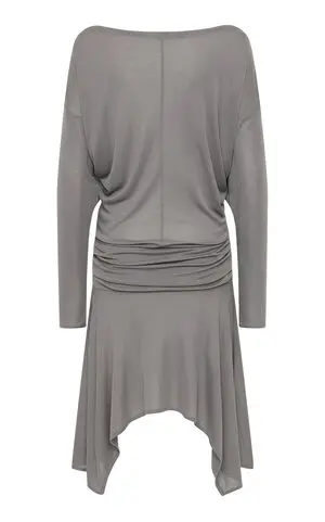ST. AGNI Fine Jersey Delphine Mini Dress - Grey