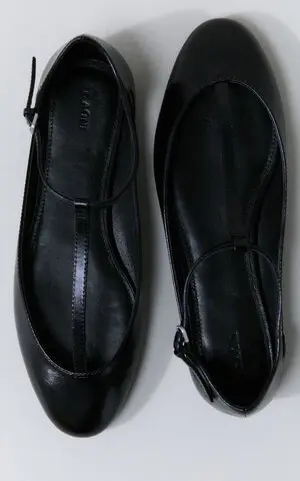 ST. AGNI T-bar Ballet Flat