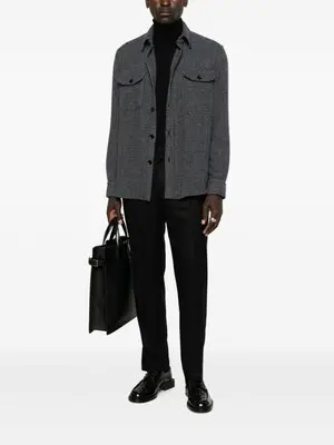 Brioni Cashmere Shirt - Blue
