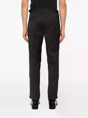 BRIGLIA 1949 Pleated-detail Turn-up Trousers