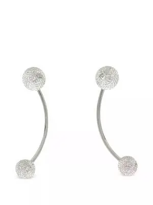 Giuseppe Di Morabito Crystal-embellished Piercing Earrings