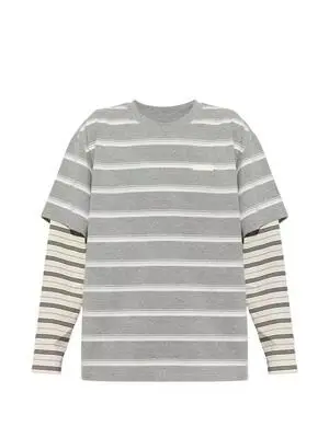 P.E Nation Spark Layered-sleeve T-shirt - Grey