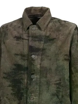 TAAKK Belted Jacquard-denim Jacket