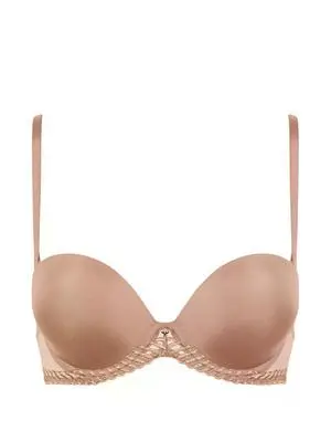 AUBADE Sheer Emotion Bandeau Bra - Neutrals