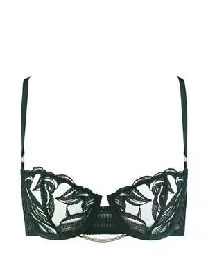AUBADE Into The Groove Embroidered Underwired Bras - Green