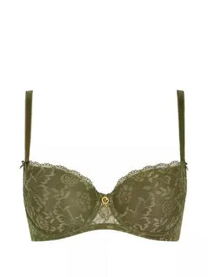 AUBADE Rosessence Lace-overlay Bra - Green