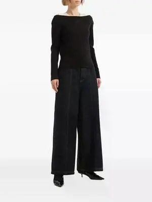 Izzue Layered-design Long-sleeves T-shirt
