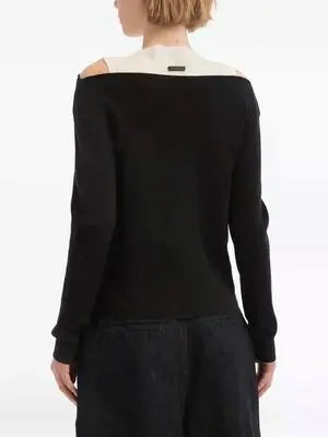 Izzue Layered-design Long-sleeves T-shirt