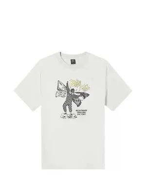BRAIN DEAD Graphic-print T-shirt - Neutrals