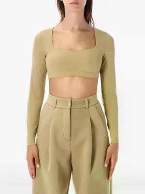 Nike Cut-out Cropped Top - Neutrals