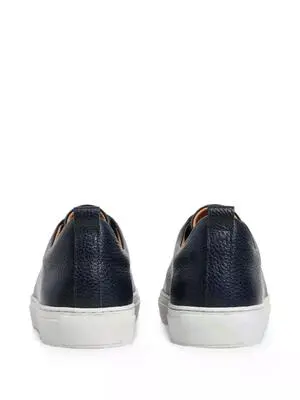 HACKETT  Vision Pebble Grained Leather Sneakers