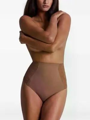 AUBADE Sculpt Lace-panel Thong