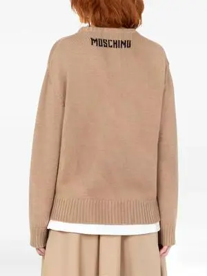 Moschino Intarsia-knit Wool Sweater