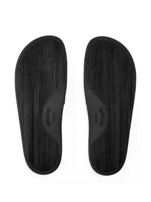 Burberry Check Slides - Blue