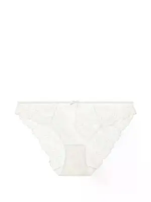 AUBADE Danse Des Sens Floral-lace Briefs - White