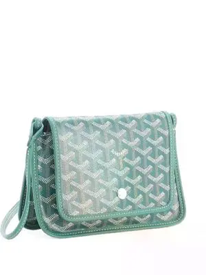 Goyard Plumet Clutch Wallet Coated Canvas Crossbody Bag - Green