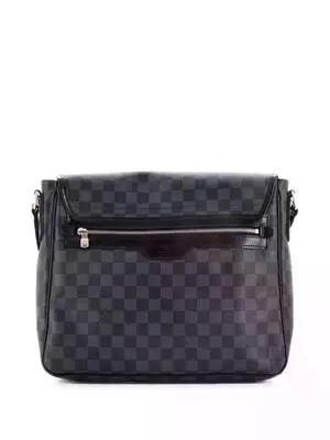 LOUIS VUITTON Daniel Messenger Bag Damier Graphite Mm Crossbody Bag - Black