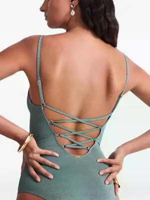 AUBADE Summer Glow Lace-up Swimsuit