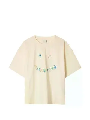 Paul Smith Cream Floral Happy T-shirt