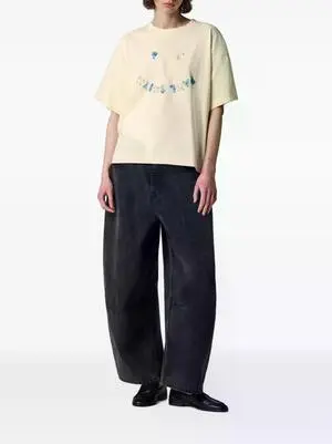 Paul Smith Cream Floral Happy T-shirt