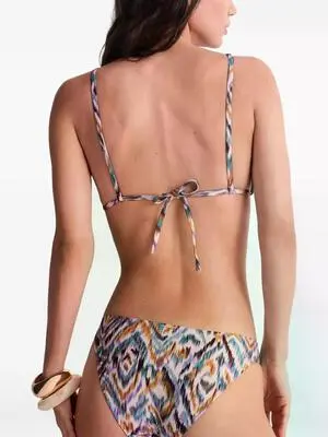 AUBADE Aurora Sands Ikat-print Bikini Bottoms