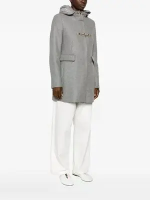 FAY Toggle-fastening Hooded Coat