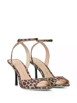 STUART WEITZMAN Lexington Leopard-print Sandals