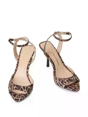 STUART WEITZMAN Lexington Leopard-print Sandals