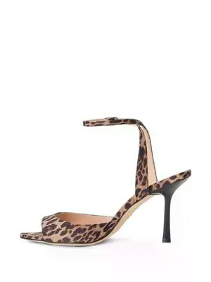 STUART WEITZMAN Lexington Leopard-print Sandals