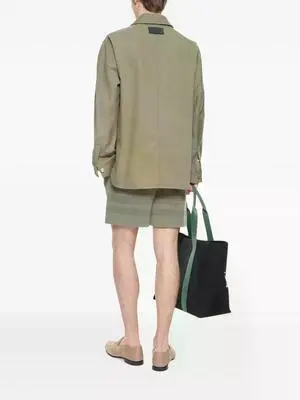 Givenchy Couture Seam Overshirt In Overdyed Denim