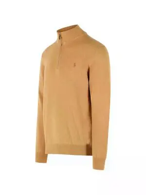 Polo Ralph Lauren Quarter-zip Wool Sweater - Orange