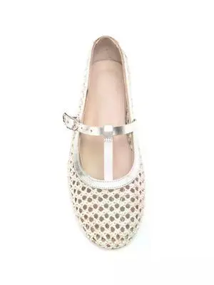 ANCIENT GREEK SANDALS Aerati Woven Ballet Flats