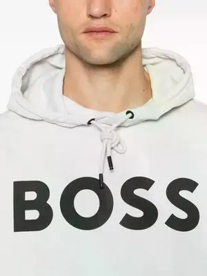 BOSS Logo-print Drawstring Hoodie