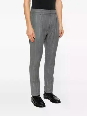 DONDUP Pinstripe Pleated Trousers