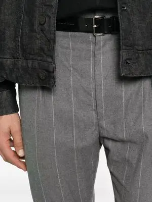 DONDUP Pinstripe Pleated Trousers