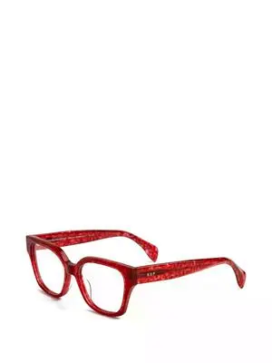 RETROSUPERFUTURE Numero 163 Square-frame Glasses - Red