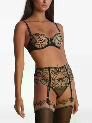 AUBADE Hypnolove Embroidered Underwired Bra - Black